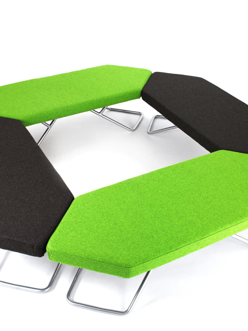 pixel bench modular seating by not tom for sky creations