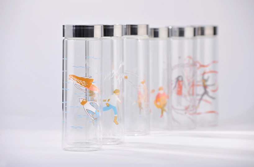 In the Mood of Love Double layer glass container. Design by Fingertips ...