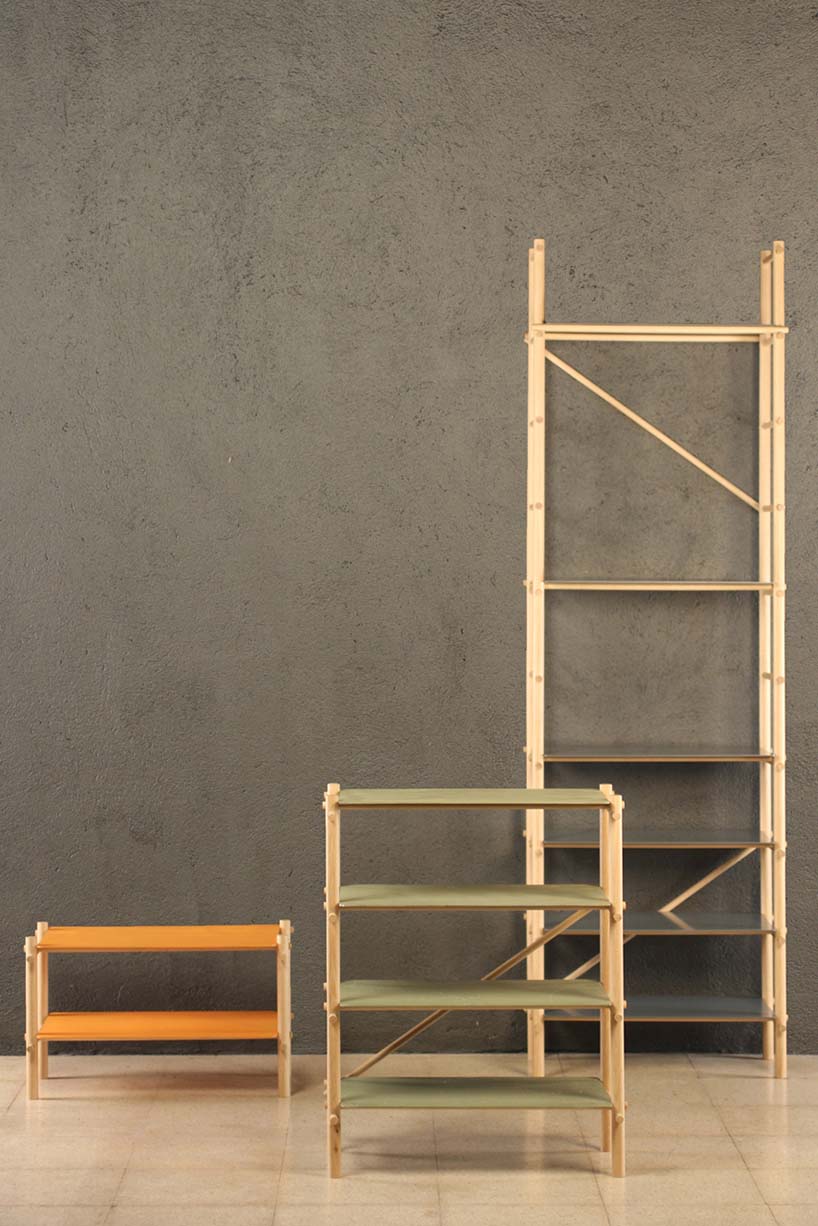 studioapart: andamio modular shelf assembly