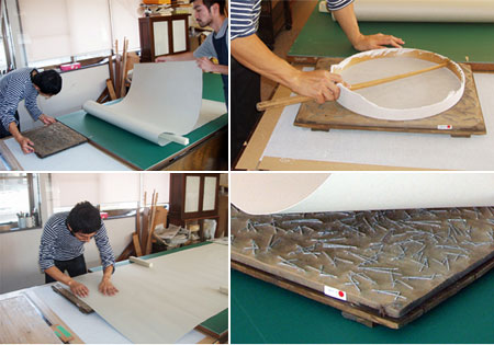 designboom history: karacho’s karakami (woodblock printed paper)