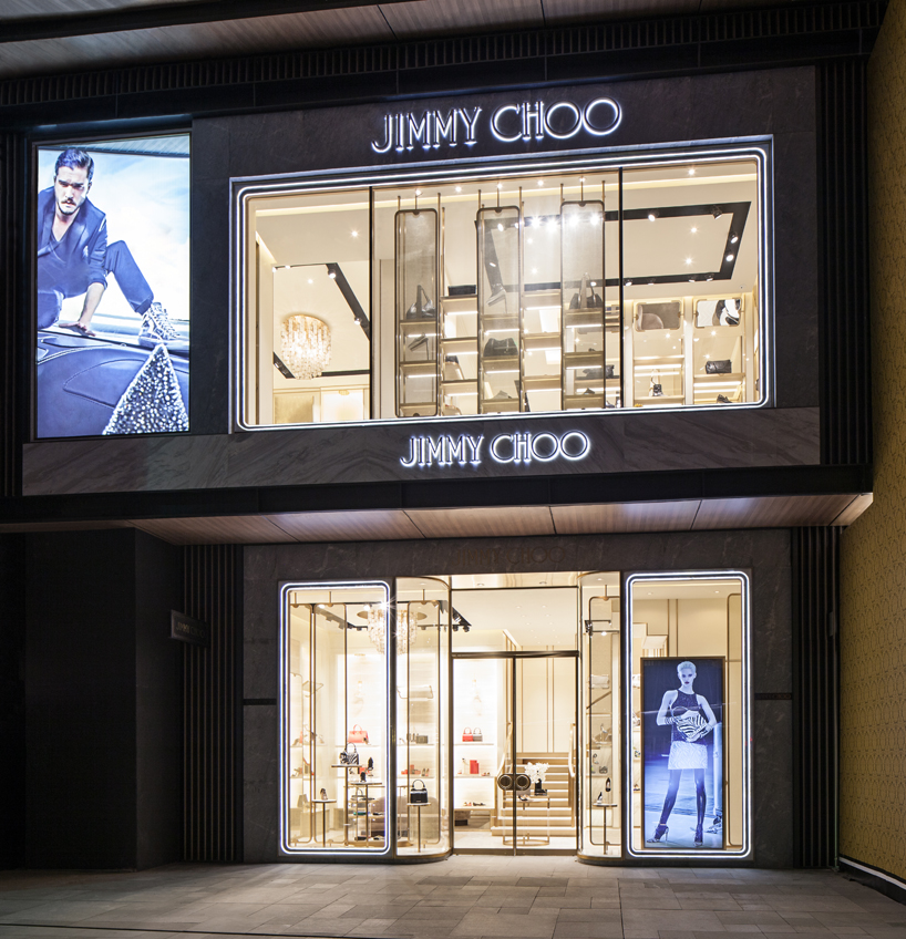 christian lahoude studio designs jimmy choo fashion store