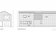 CASE-REAL clads house in higashi-gotanda with galvanized steel