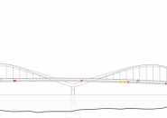 schuman bridge by explorations architecture in lyon, france