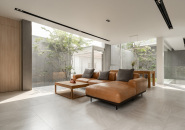 four miniature courtyards bring nature inside family house in thailand