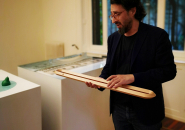 ron gilad takes designboom on a tour of his danese milano exhibition