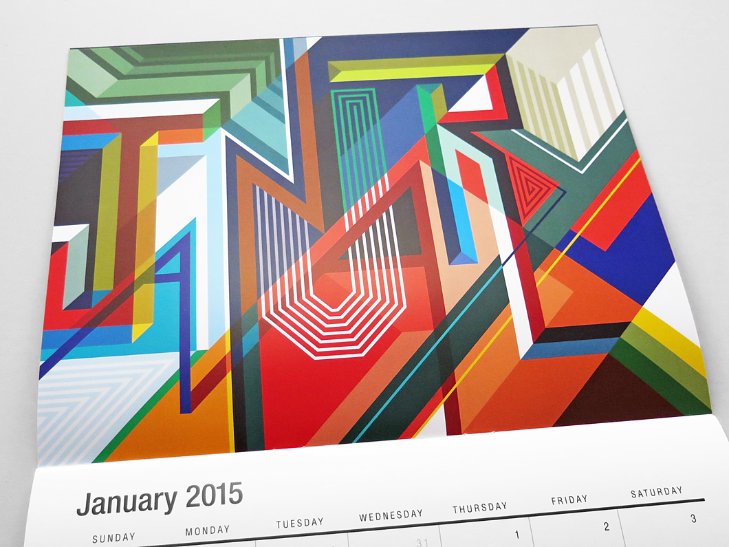 2015 ‘vectorfunk’ calendar by matt w. moore