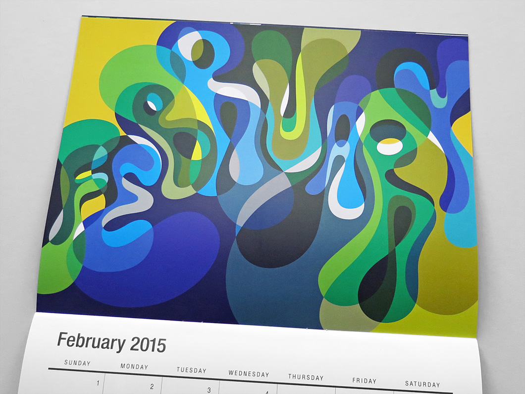 2015 ‘vectorfunk’ calendar by matt w. moore