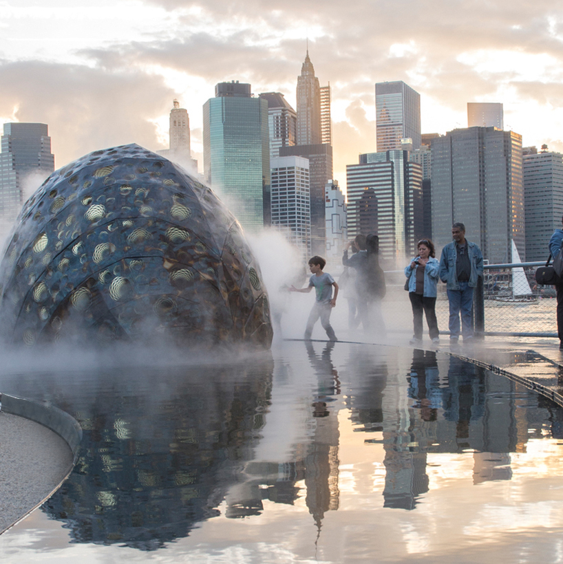 studioKCA designs a comet for NASA using steel water and light