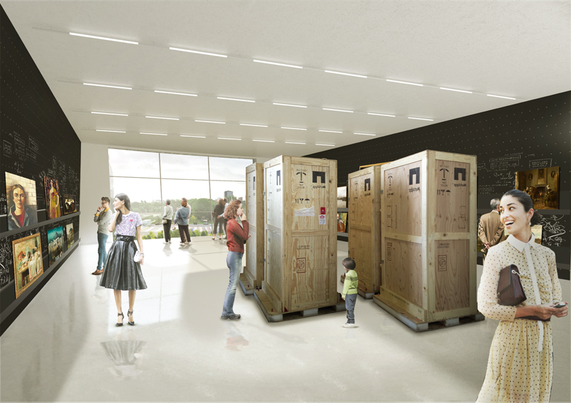 MVRDV's mirrored cylindrical art depot in rotterdam gets the go-ahead