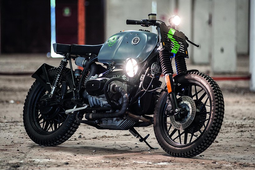 svako motorcycles converts classic BMW R100 into apocalyptic cafe racer