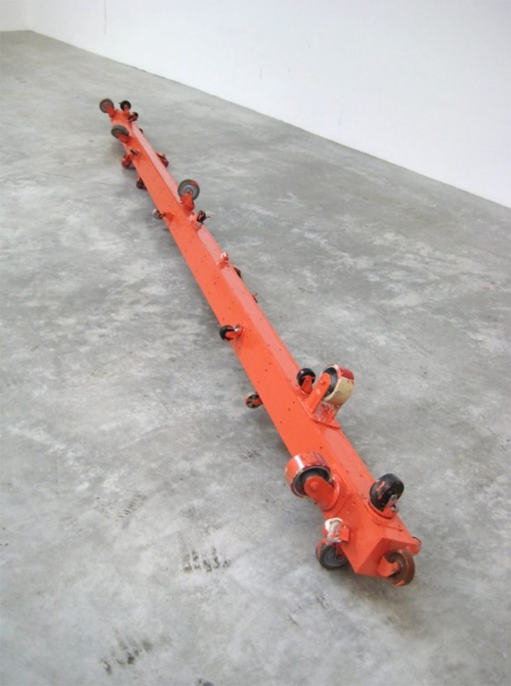 john beech makes minimal sculptures from industrial materials