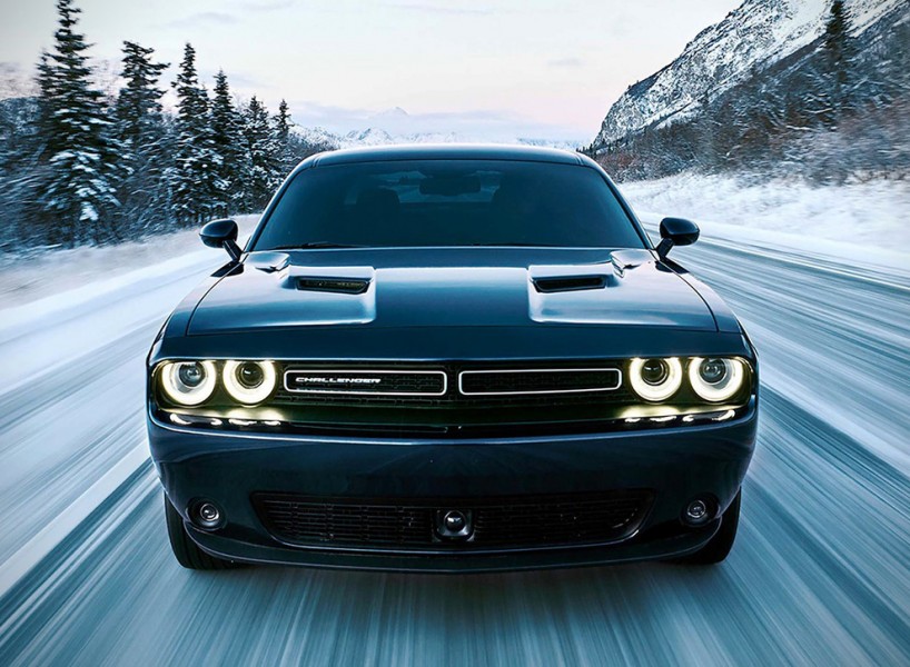 dodge challenger GT is world's first all-wheel-drive american muscle coupé