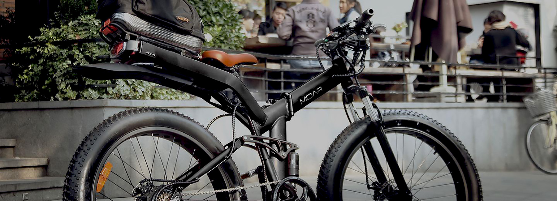 the MOAR foldable ebike packs a serious 750W engine