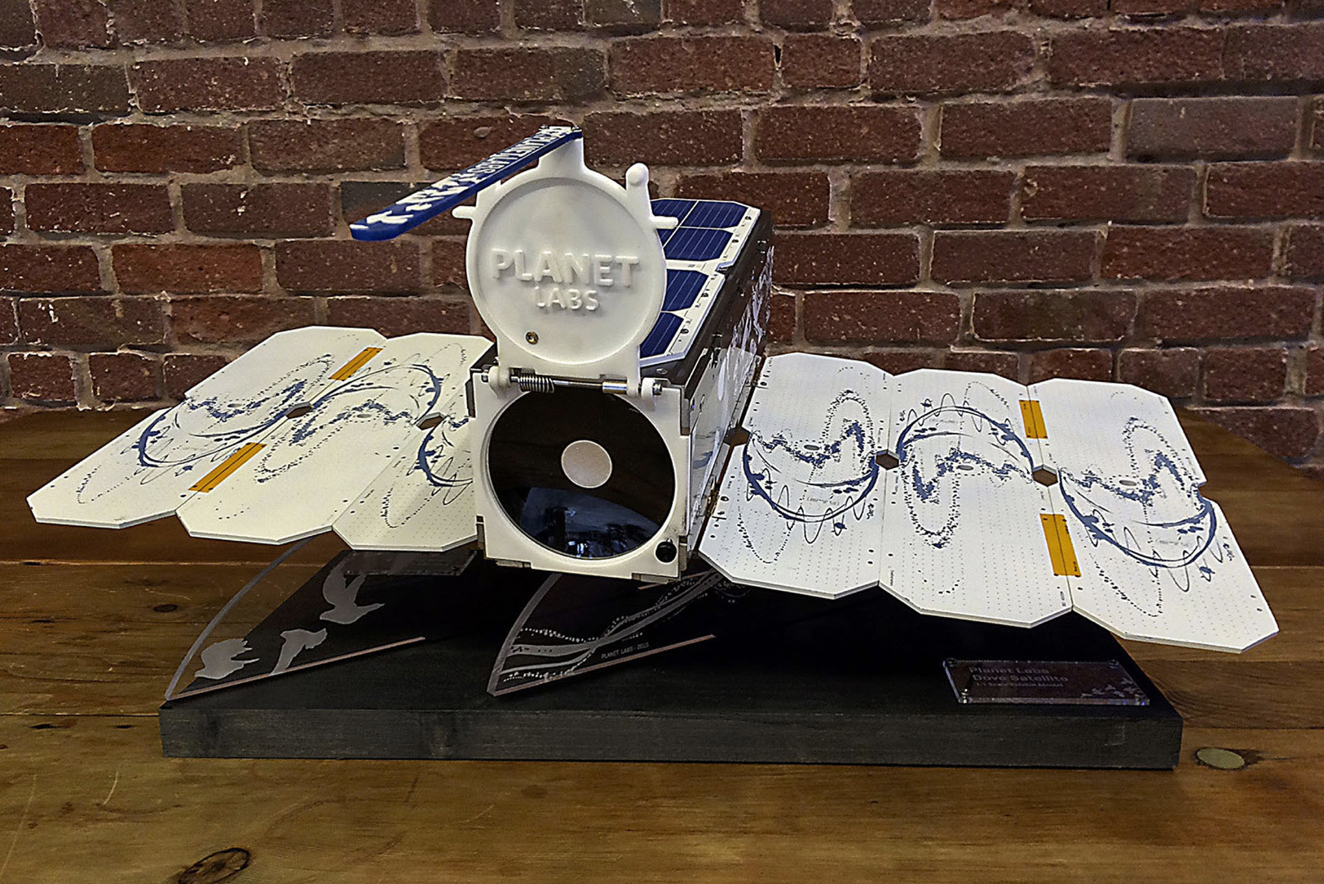 planet labs’ satellite space cameras are individually illustrated by ...
