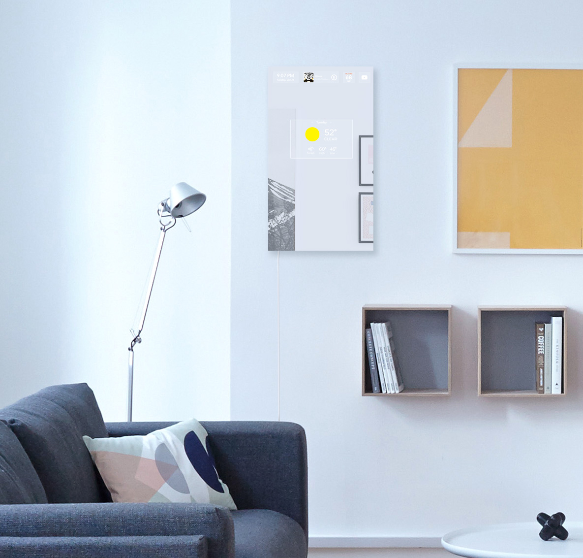 'duo' is the personal AI butler who lives inside your mirror