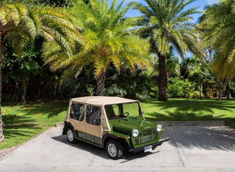 MOKE turns 1960's car into an electric beach buggy