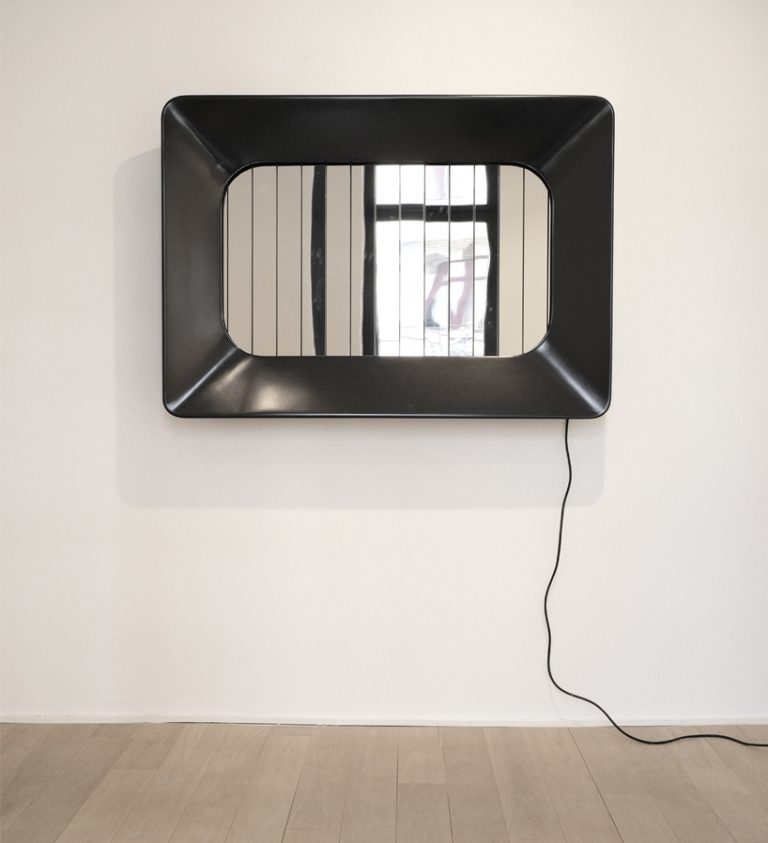 ionna vautrin's billboard mirror reflects visitors to atelier relief