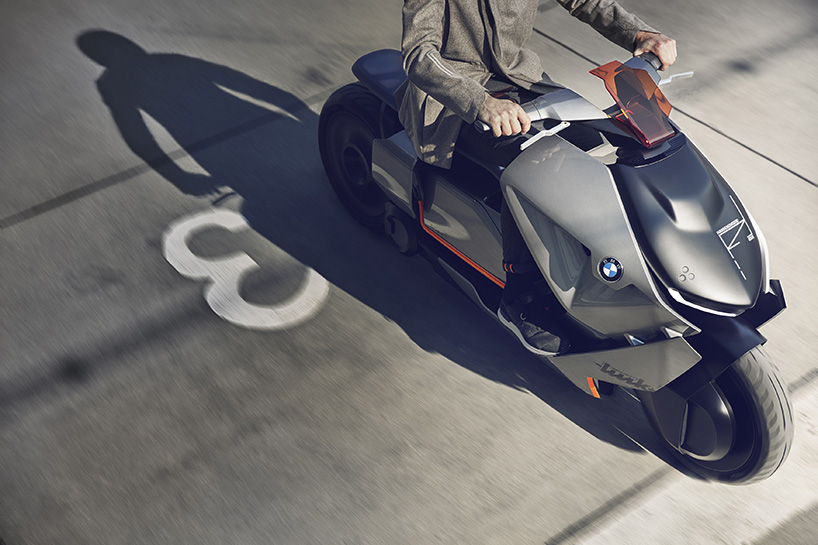 BMW unveils design for zero-emission motorrad concept link bike