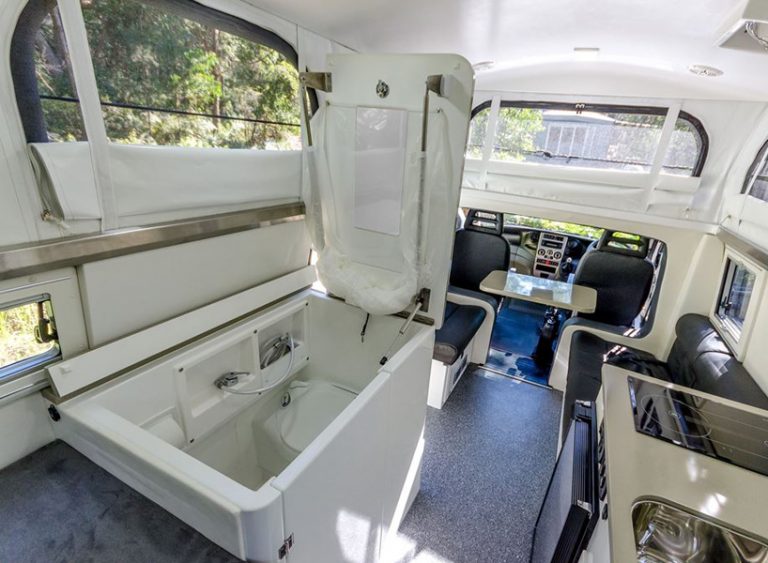 earthcruiser's EXP expedition vehicle grows at the push of a button