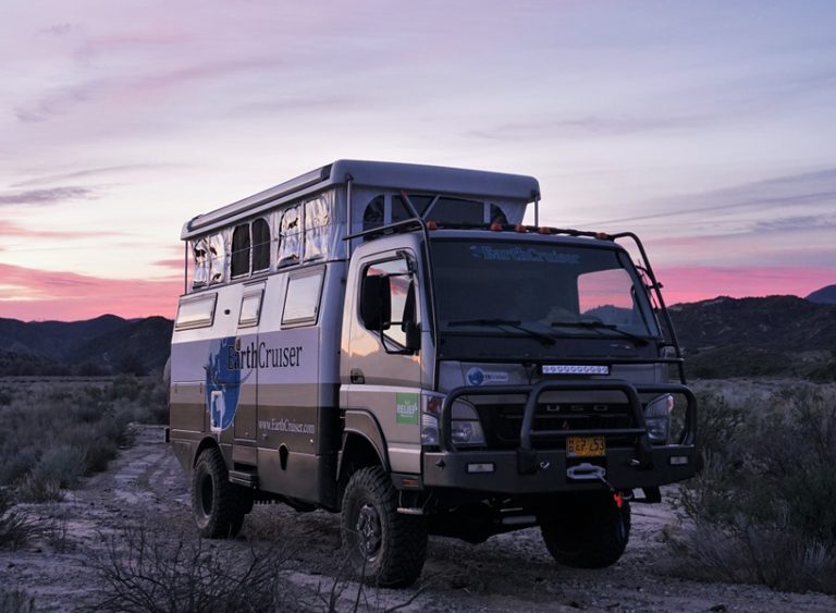 earthcruiser's EXP expedition vehicle grows at the push of a button