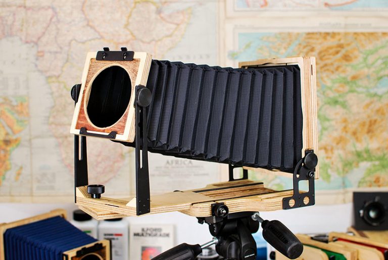 the intrepid large format camera is lightweight and collapsable for off ...