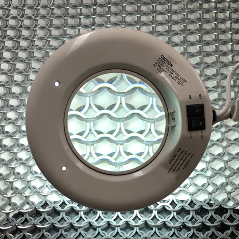 kaynemaile is a chainmail-like architectural mesh made from recycled ...