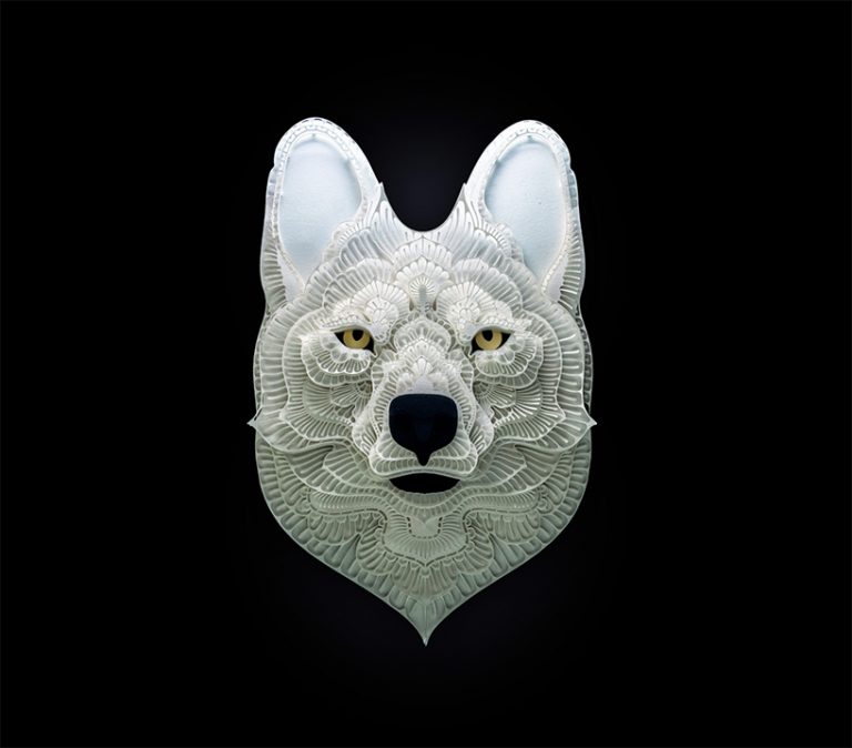 patrick cabral's intricate papercuts raise awareness for vulnerable species