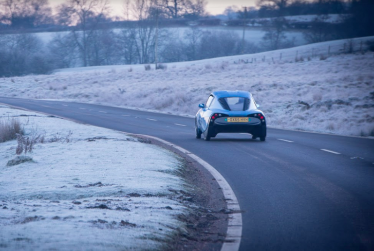 riversimple's rasa fuel cell electric car tested on UK roads