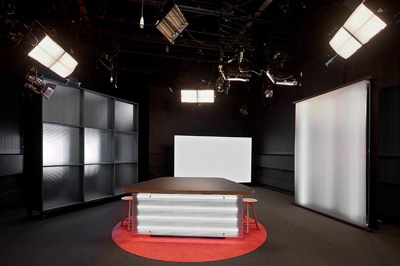 stefano colli redesigns spanish TV station using raw and minimal forms