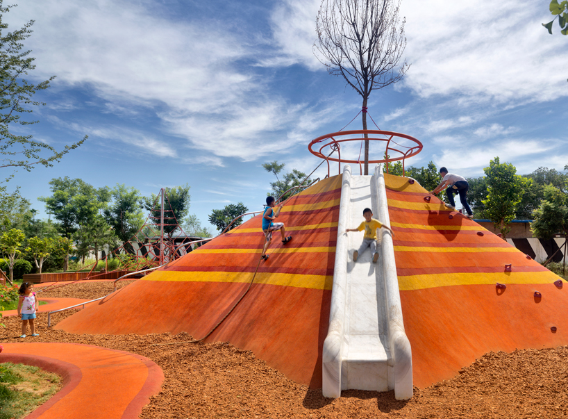 BAM's 'indigo playground' features discs that cast a checkerboard of ...