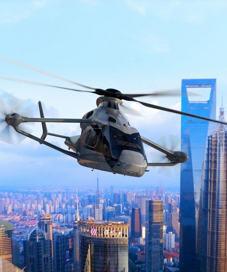 airbus helicopters reveals its racer high-speed winged helicopter concept