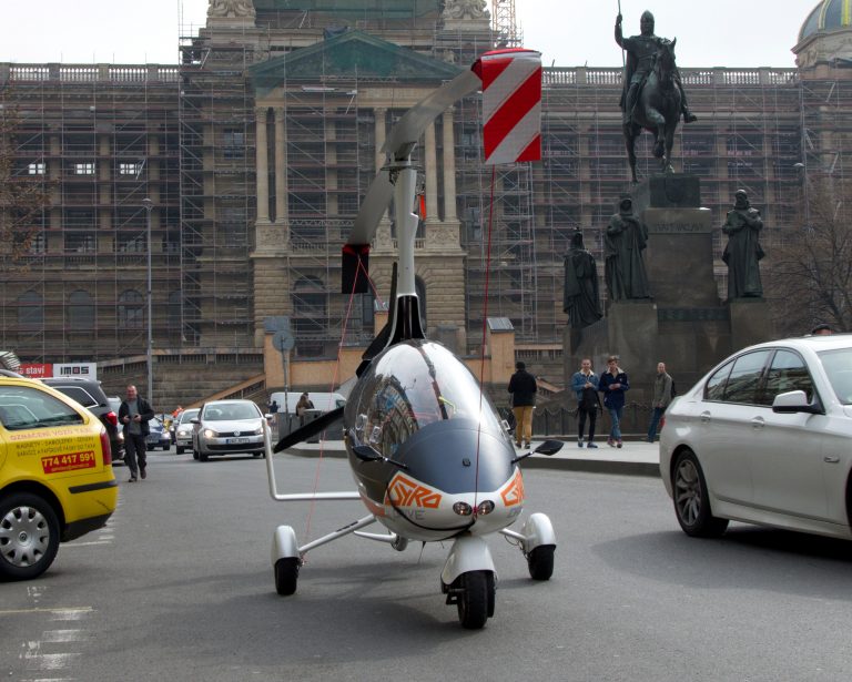 nirvana autogyro's gyrodrive becomes world’s first street legal flying car