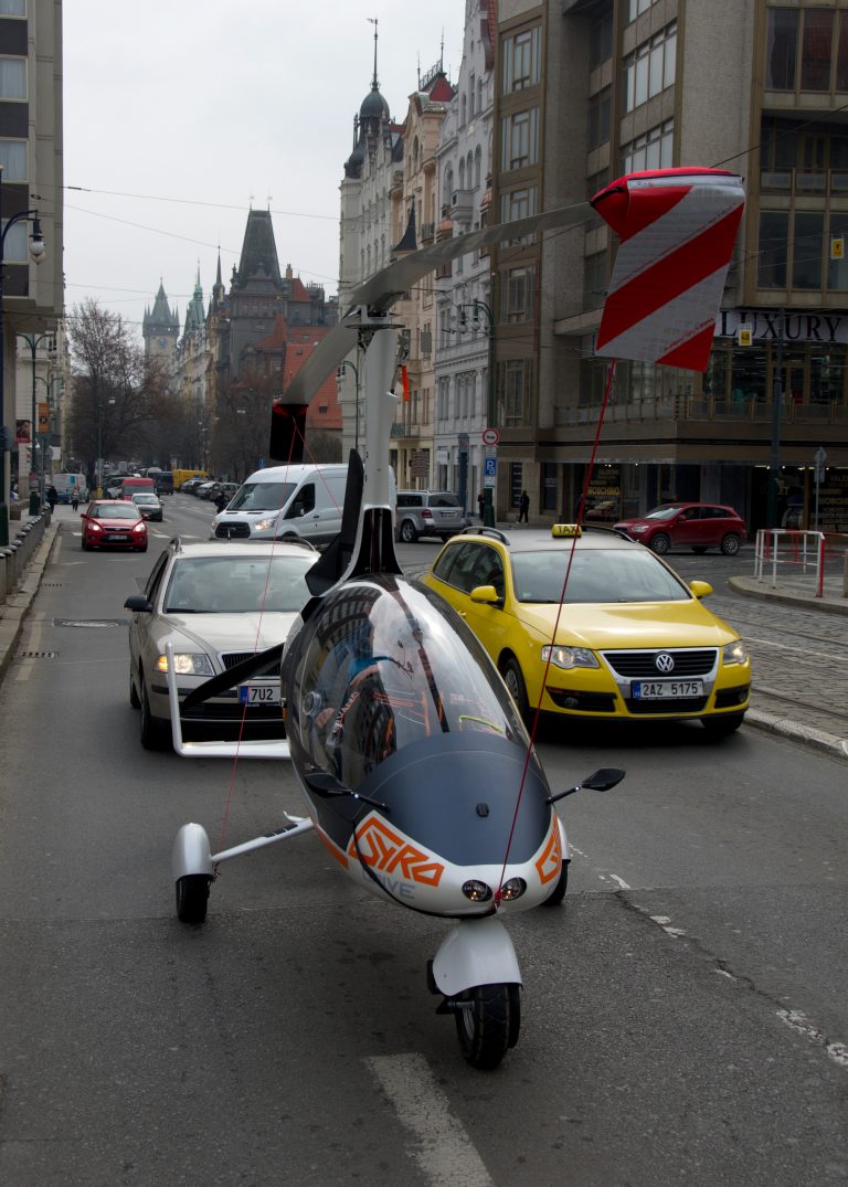 nirvana autogyro's gyrodrive becomes world’s first street legal flying car