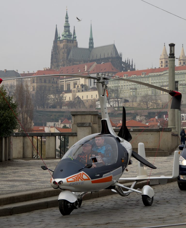 nirvana autogyro's gyrodrive becomes world’s first street legal flying car