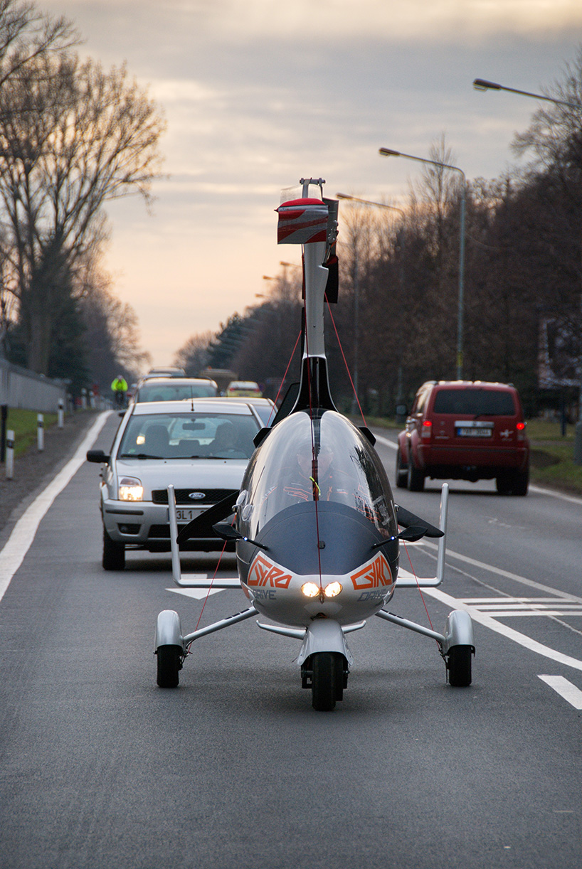 nirvana autogyro's gyrodrive becomes world’s first street legal flying car