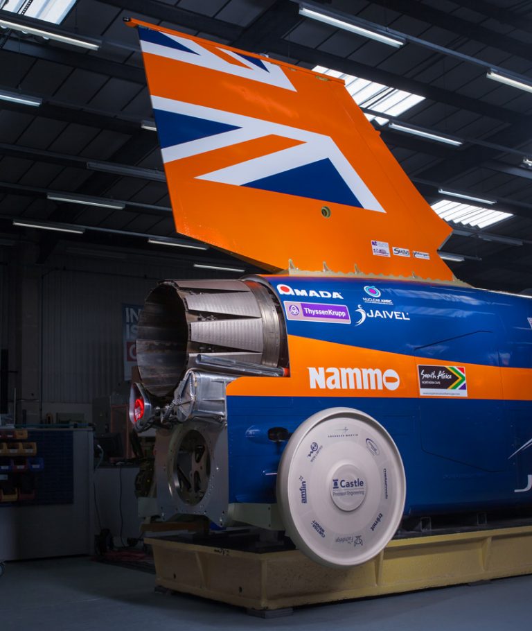 bloodhound SSC gets ready to hit the track in october
