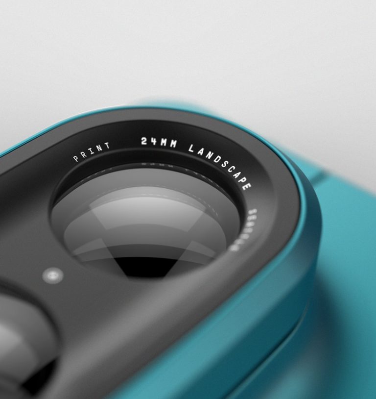 the dual camera features two rotating lenses for switching pespectives