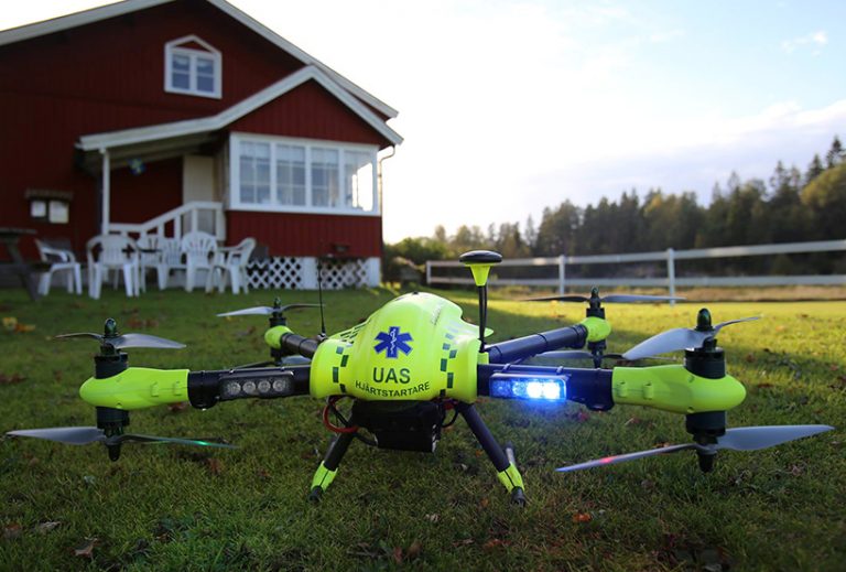 flypulse defibrillator drones get to the scene 4X faster than an ambulance