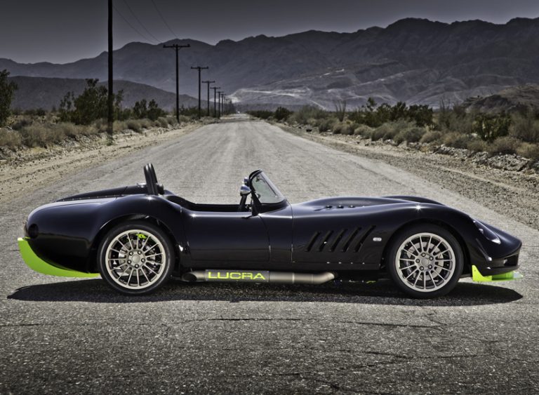 the lucra LC470 is a handbuilt, V8-engined convertible supercar