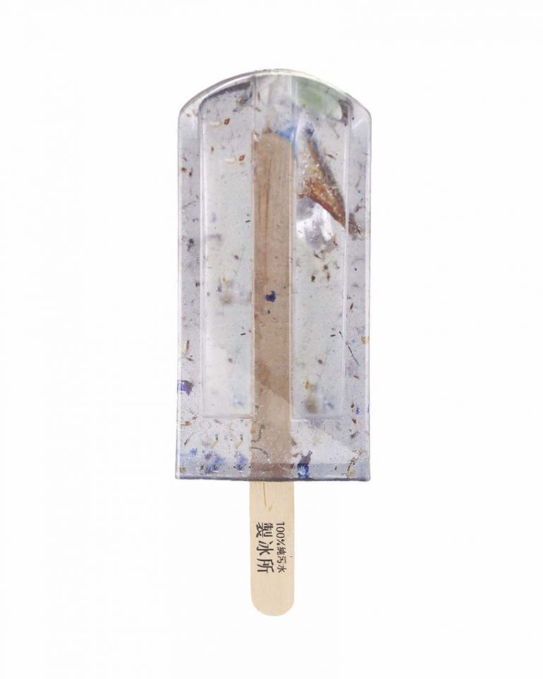 polluted water popsicles raise awareness on taiwan's water contamination