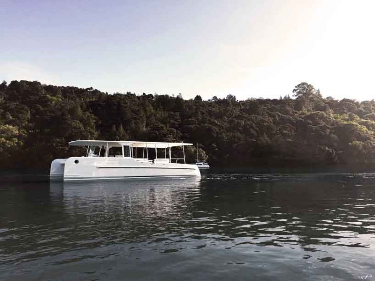 the soelcat 12 solar electric catamaran is like a floating tesla