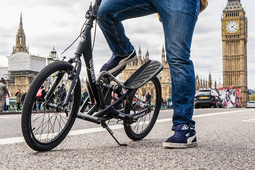 the stepwing fitness bike is a comfy cross-trainer for commuting