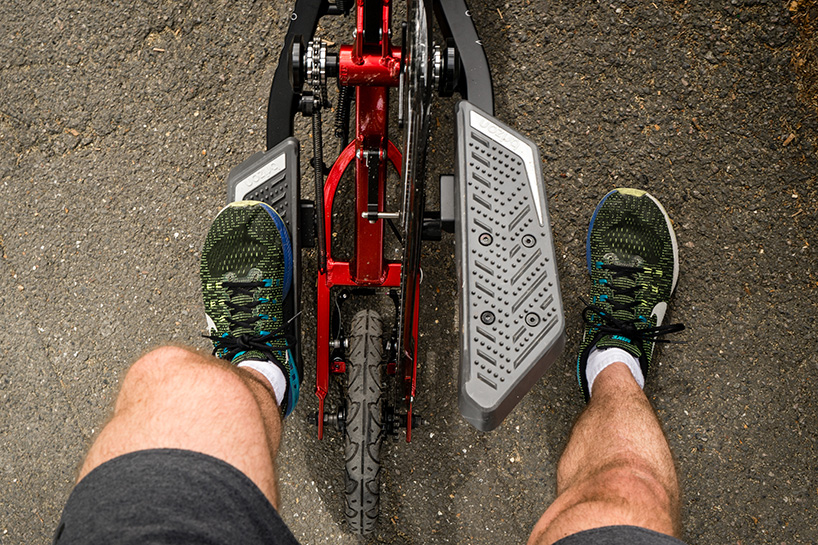 the stepwing fitness bike is a comfy cross-trainer for commuting
