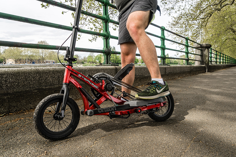 the stepwing fitness bike is a comfy cross-trainer for commuting
