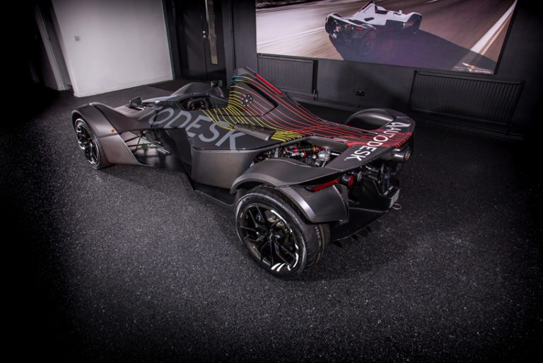 BAC builds mono single-seater art car in collaboration with autodesk