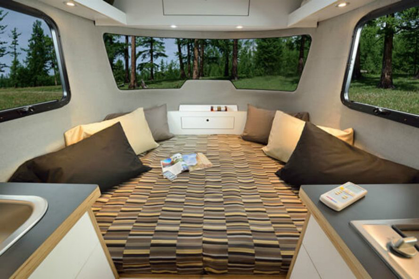 airstream unveils ultra-lightweight nest trailer