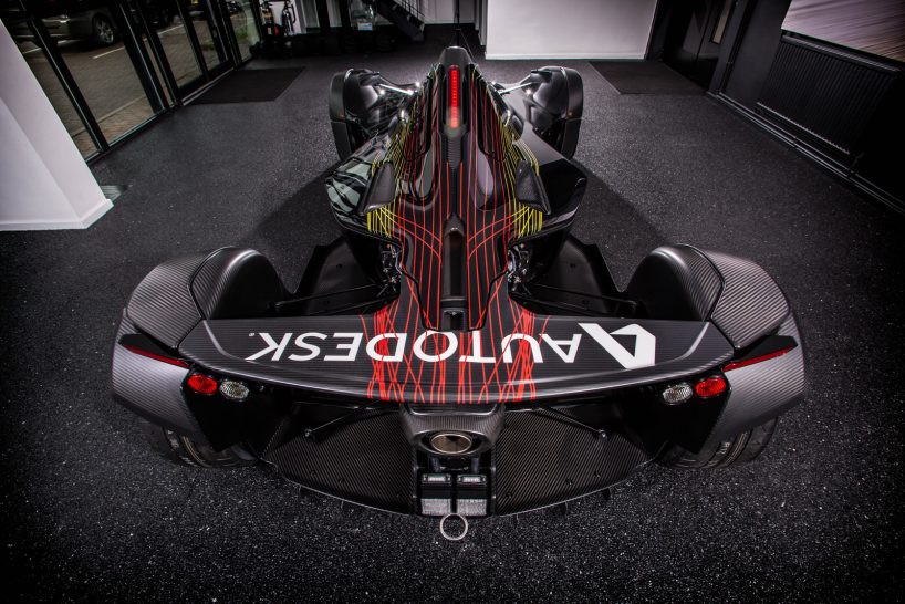 BAC builds mono single-seater art car in collaboration with autodesk