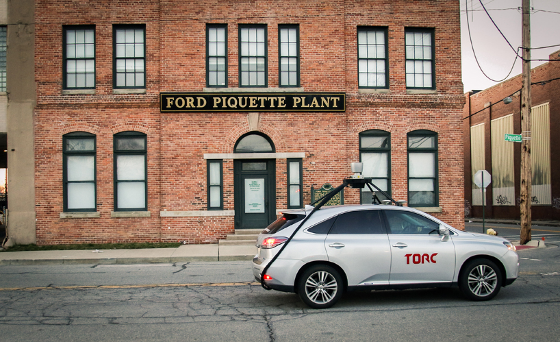 torc self-driving car travels to detroit and back