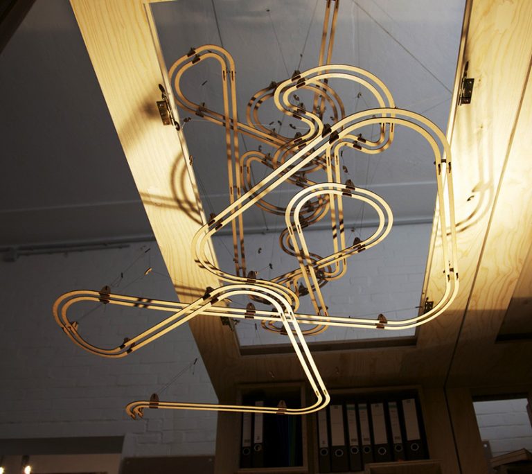 walter mason's modular and easy-to-assemble marble run kit