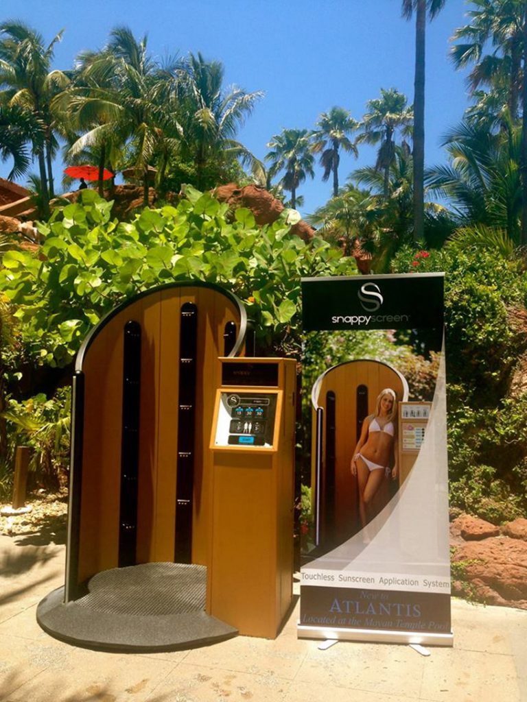 sunscreenmist against snappyscreen, an automatic spray-on booths rivalry